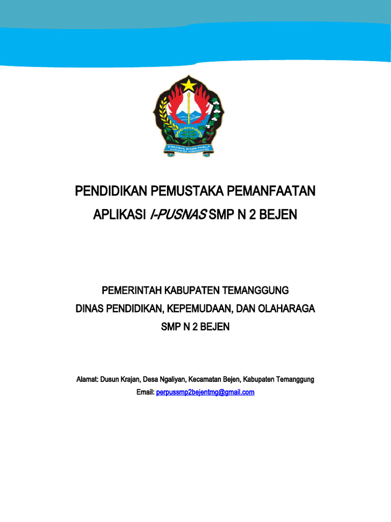 LAPORAN PENDIDIKAN PEMUSTAKA PEMANFAATAN APLIKASI IPUSNAS | PDF