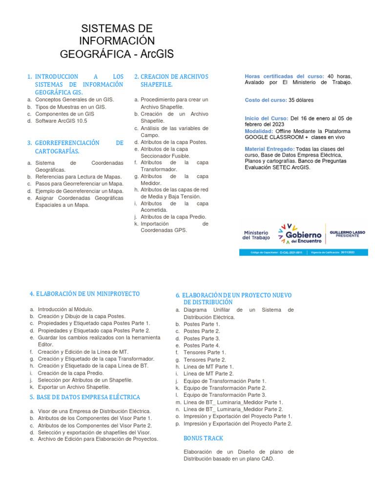 SISTEMAS DE INFORMACIÓN GEOGRÁFICA - ArcGIS | PDF | Sistema de ...