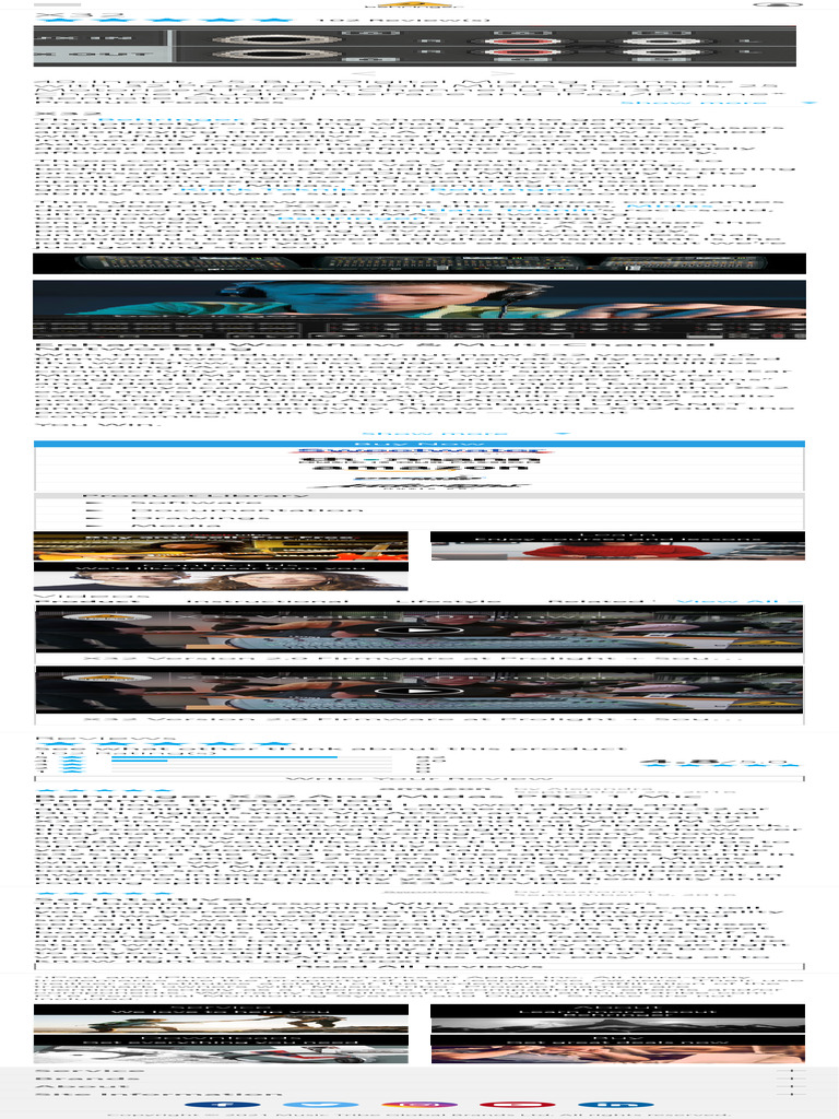 Behringer Product X32 | PDF | Sound Technology | Computer Hardware