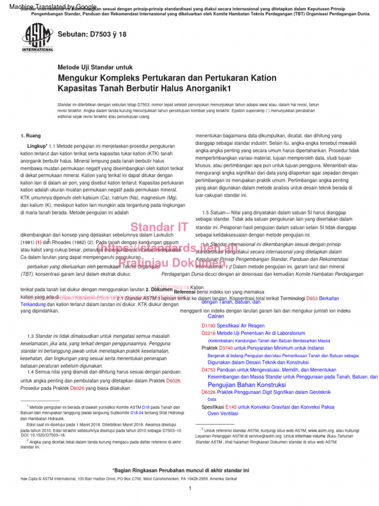 Astm-D7503-18 KTK Icp | PDF