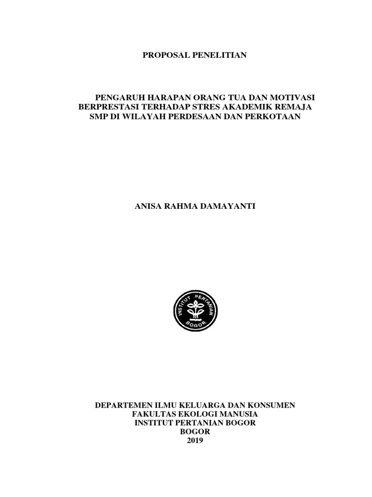 Proposal Penelitian_Anisa Rahma (Revisi 1 Bu Neti) | PDF
