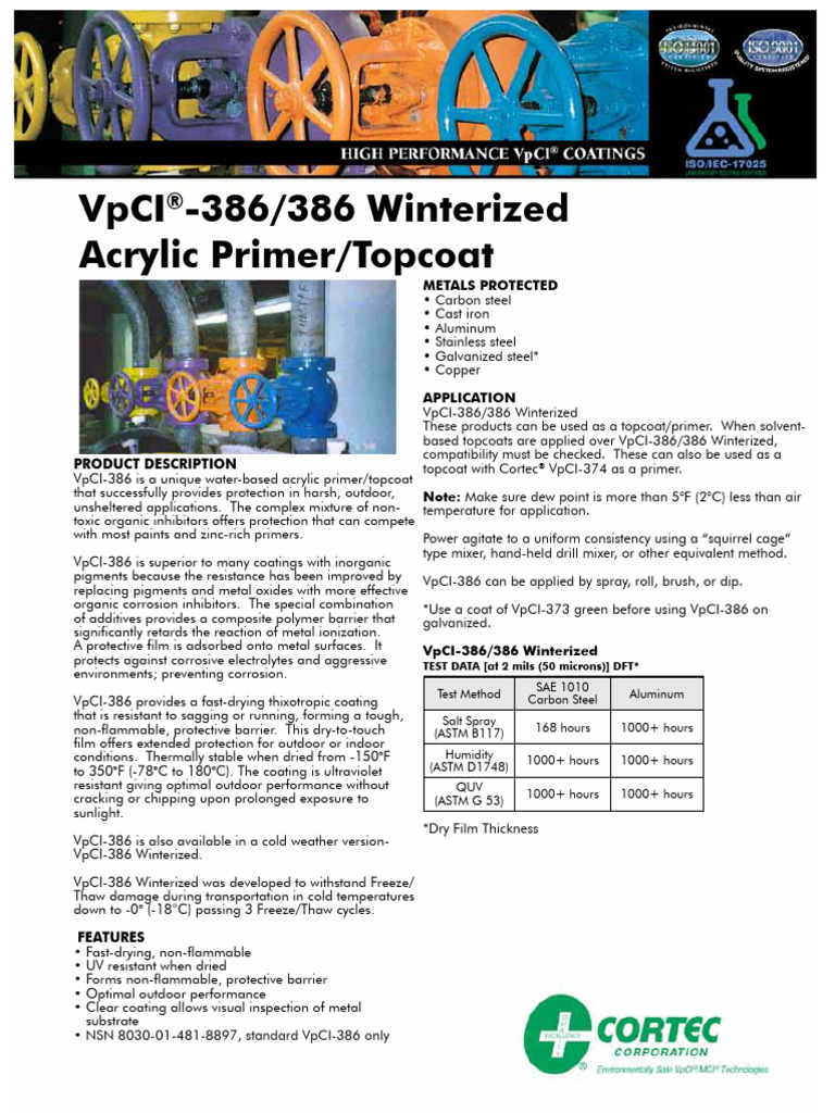 VPCI Products | PDF | Corrosion | Metals