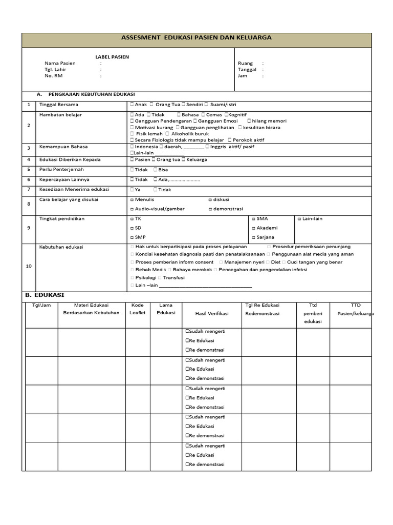LEMBAR EDUKASI Rev 2 | PDF