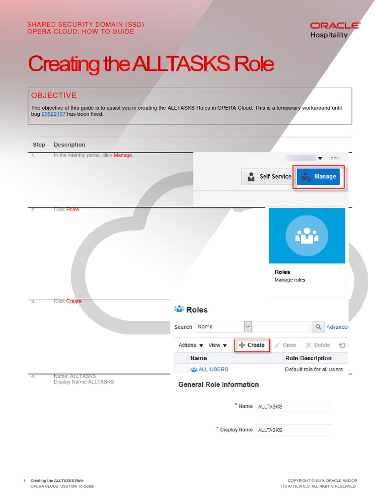 00 Creating - The - ALLTASKS - Role | PDF | Information Technology | Software