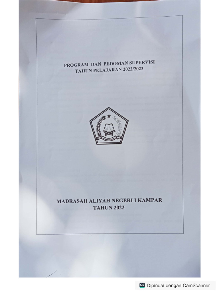 A3-1 Program Supervisi | PDF