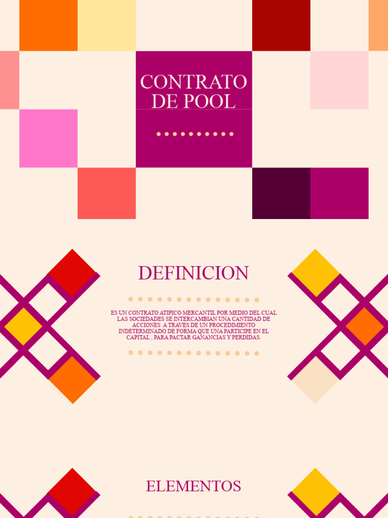 Contrato de Pool | PDF