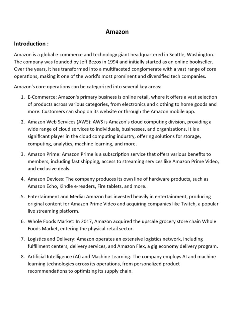 Amazon | PDF | E Commerce | Computing