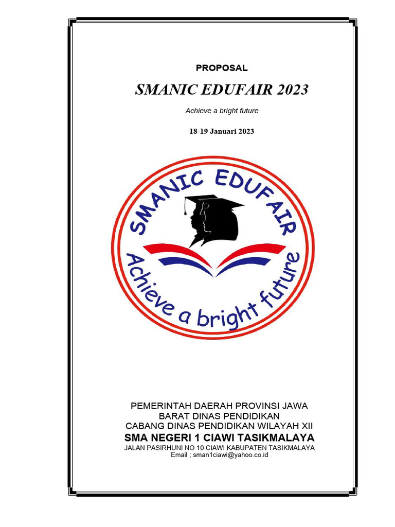 SMANIC Edufair 2023: Pameran Pendidikan | PDF | Ilmu Sosial