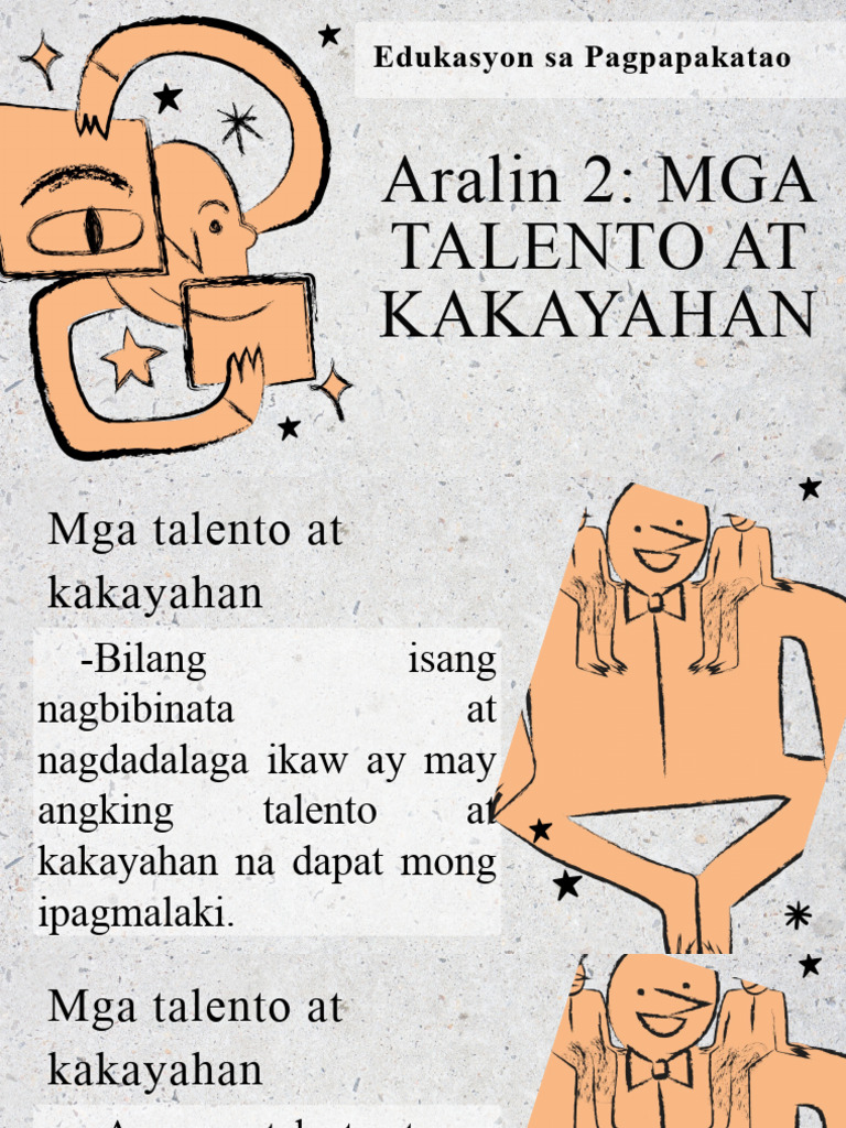 Mga Talento at Kakayahan | PDF