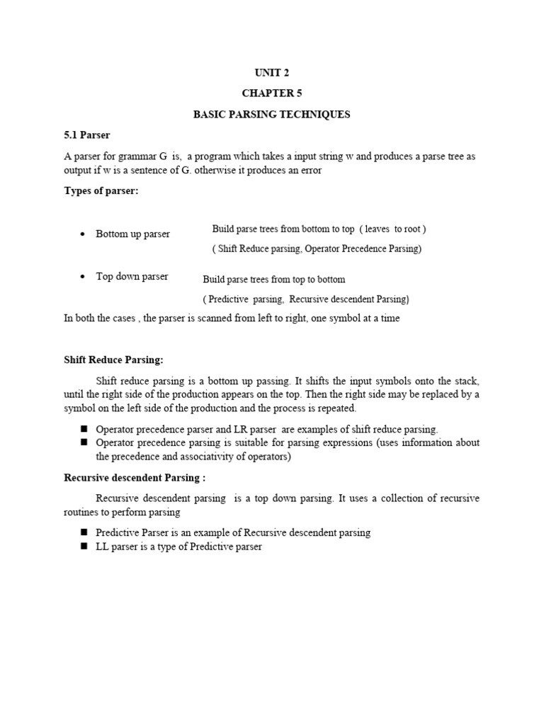 CD Unit2 | PDF | Parsing | Software Engineering