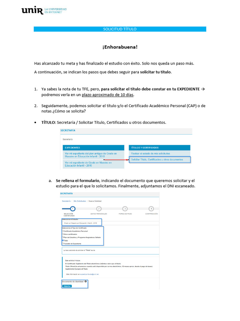 Solicitud de Titulo-1 | PDF