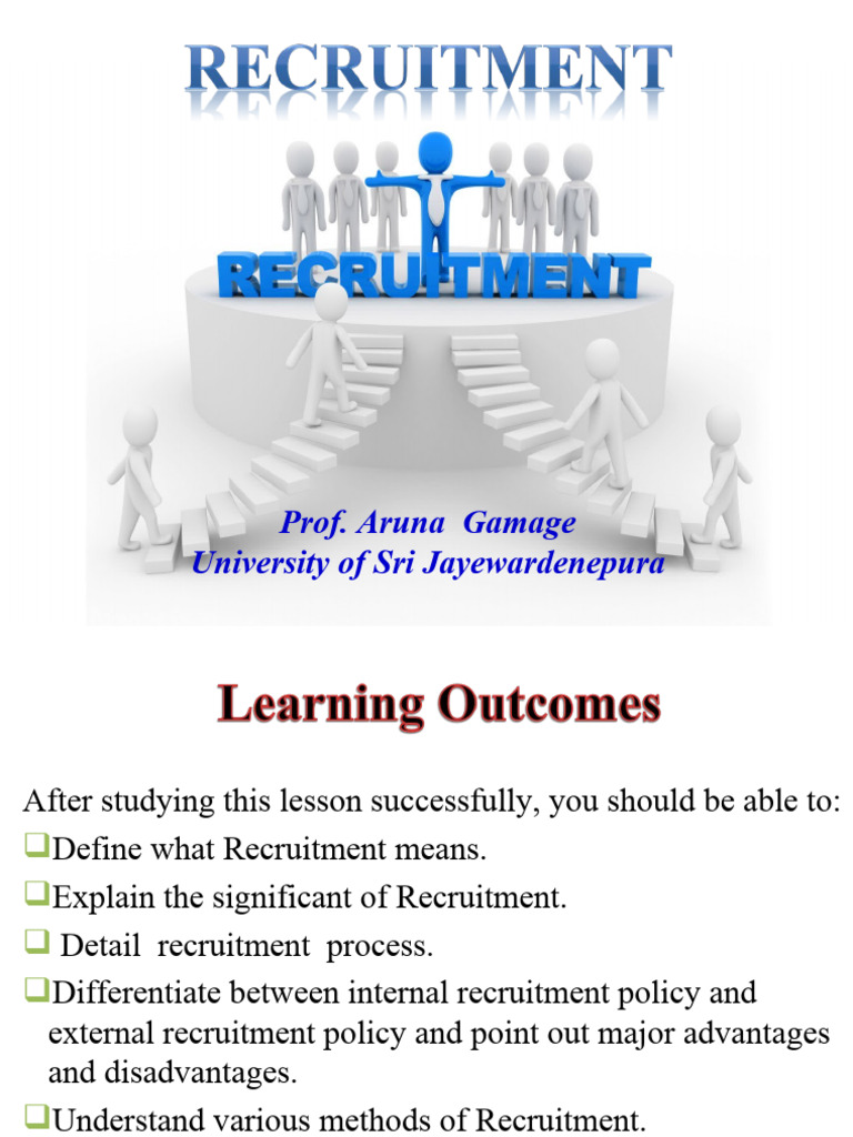 Session 5 Recruitment Pdf Recruitment Employment
