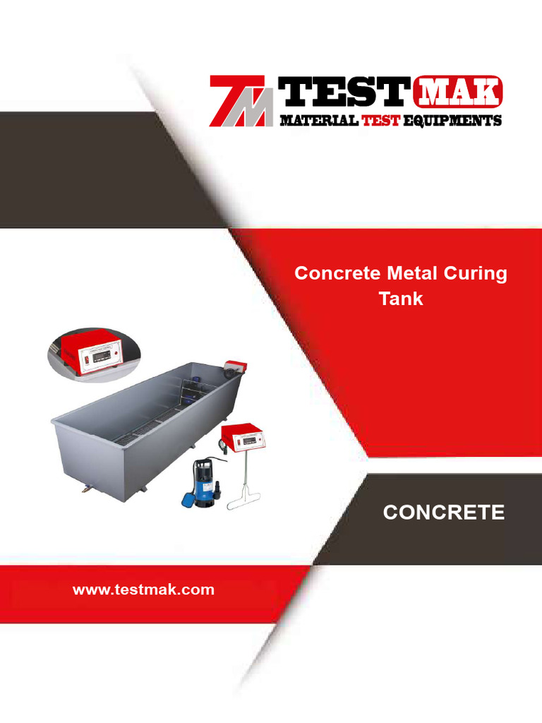 Metal Curing Tank | PDF | Concrete | Mechanical Engineering