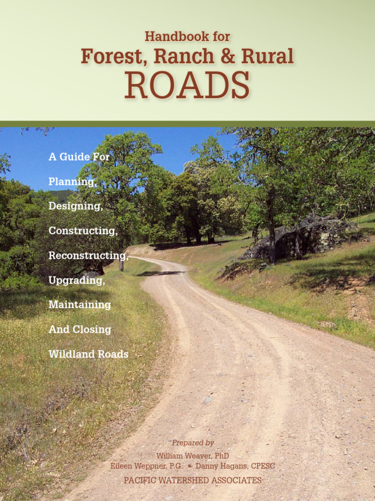 Wildland Roads Planning & Design Guide | PDF | Stream | Surface Runoff