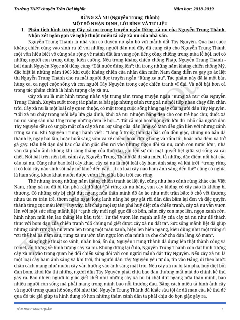 Ng Van 12 RNG XA NU Nguyn Trung Thanh (1) | PDF