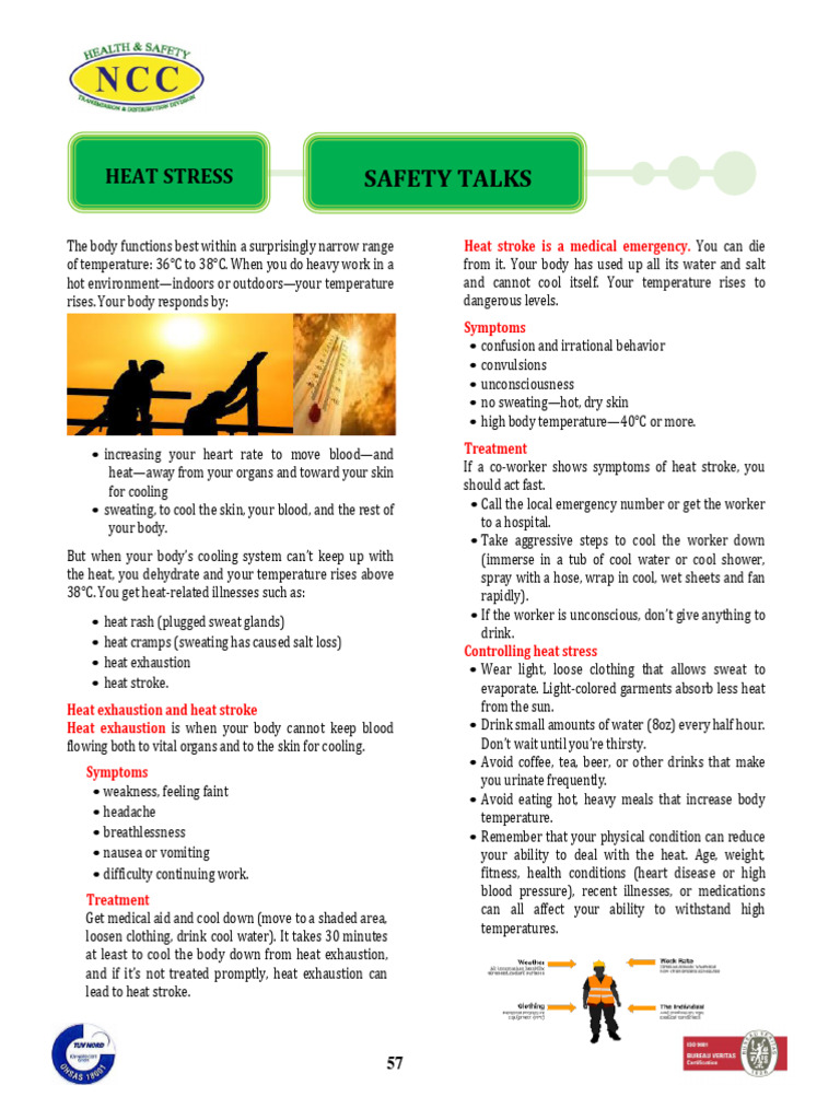 TBT Heat & Cold Stress PDF | PDF | Hyperthermia | Hypothermia