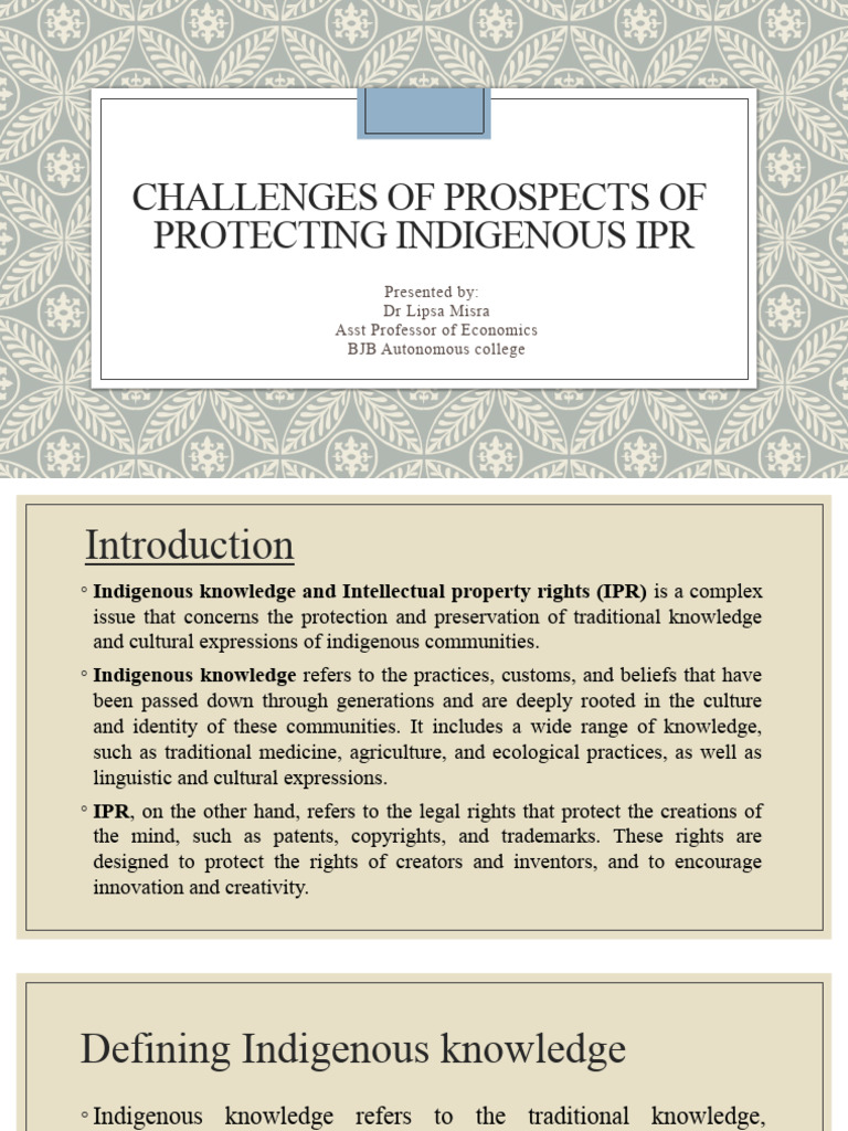 Challenges of Protecting Ipr-2 | PDF | Intellectual Property ...