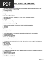 DHA Exam Questions For Lab Technician PDF 1 | PDF | Medical Laboratory | Elisa