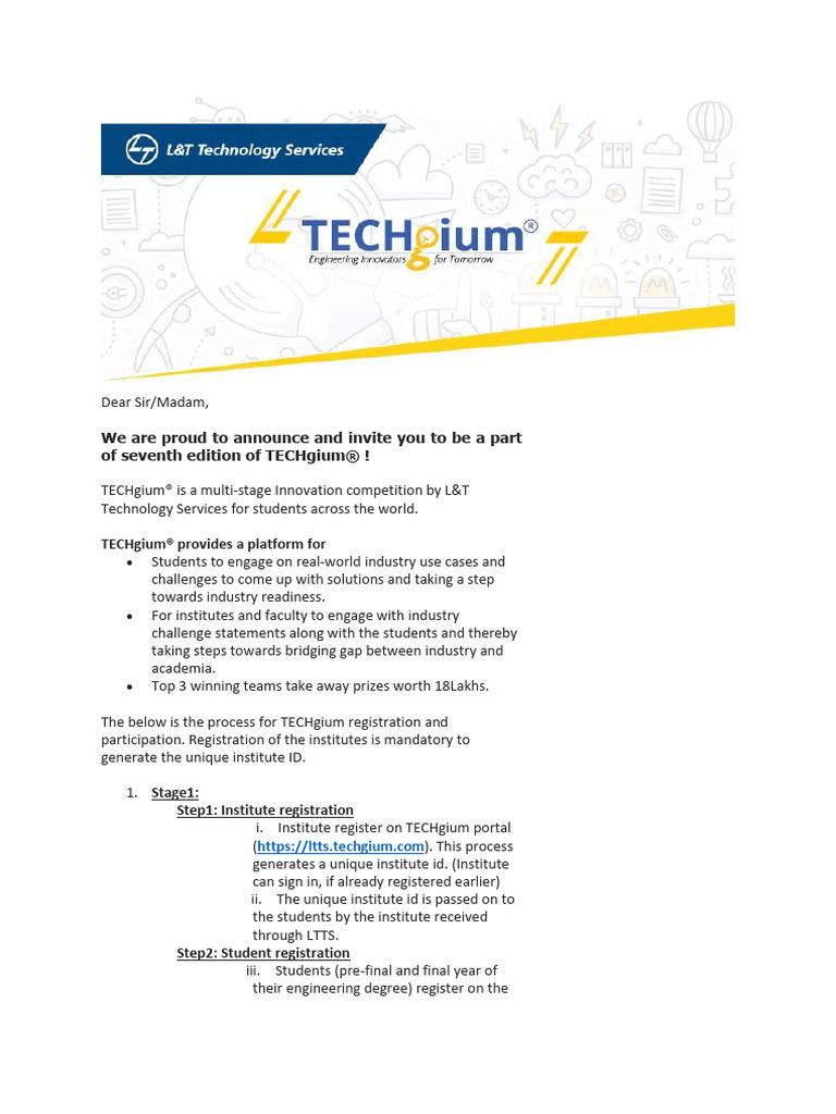 Techgium | PDF | Technology & Engineering