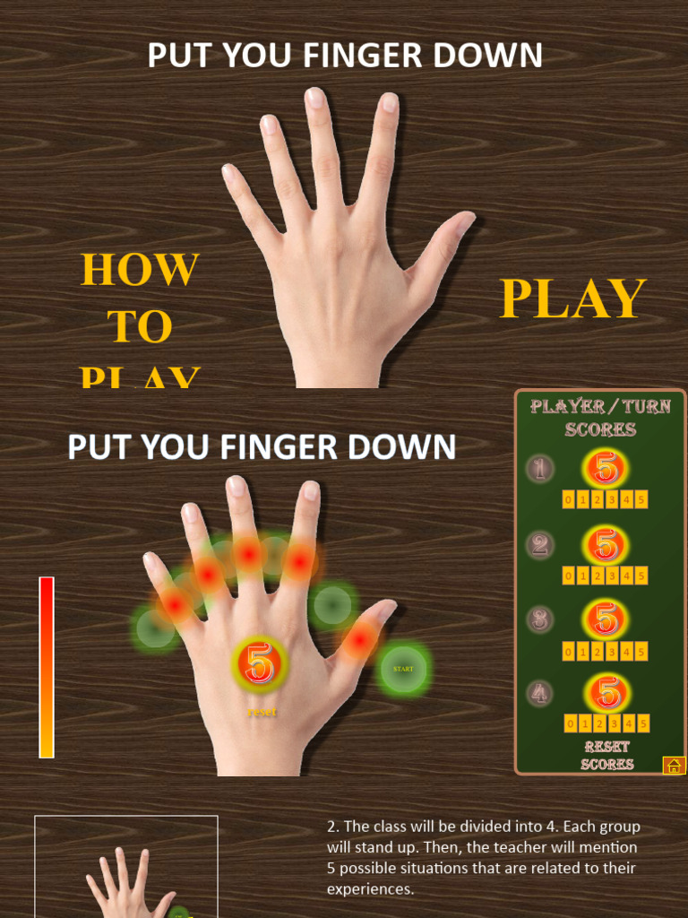 Put Your Finger Down | PDF