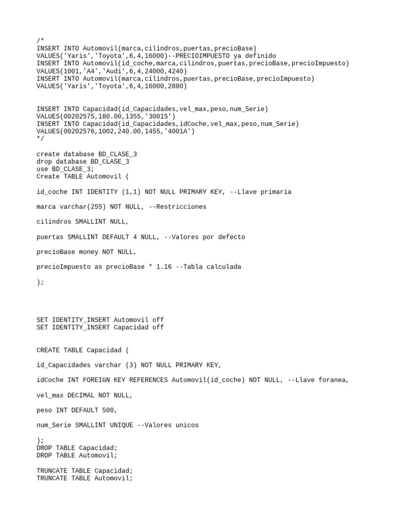 Clase3 Sql-Server | PDF | SQL | Byte Clase3 Sql-Server | PDF | SQL | Byte