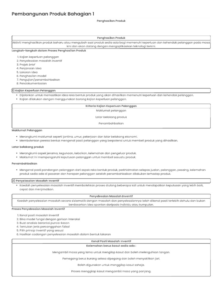 Nota RBT t3 Projek | PDF