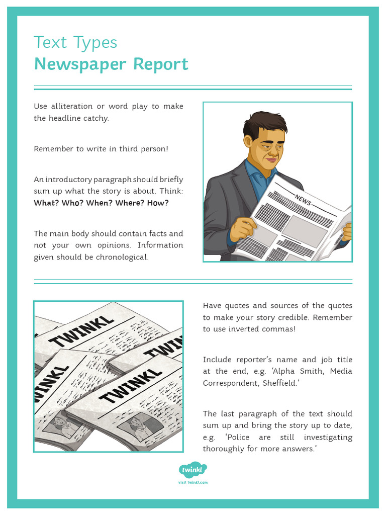 t3-e-438-ks3-features-of-a-newspaper-report-display-poster- | PDF