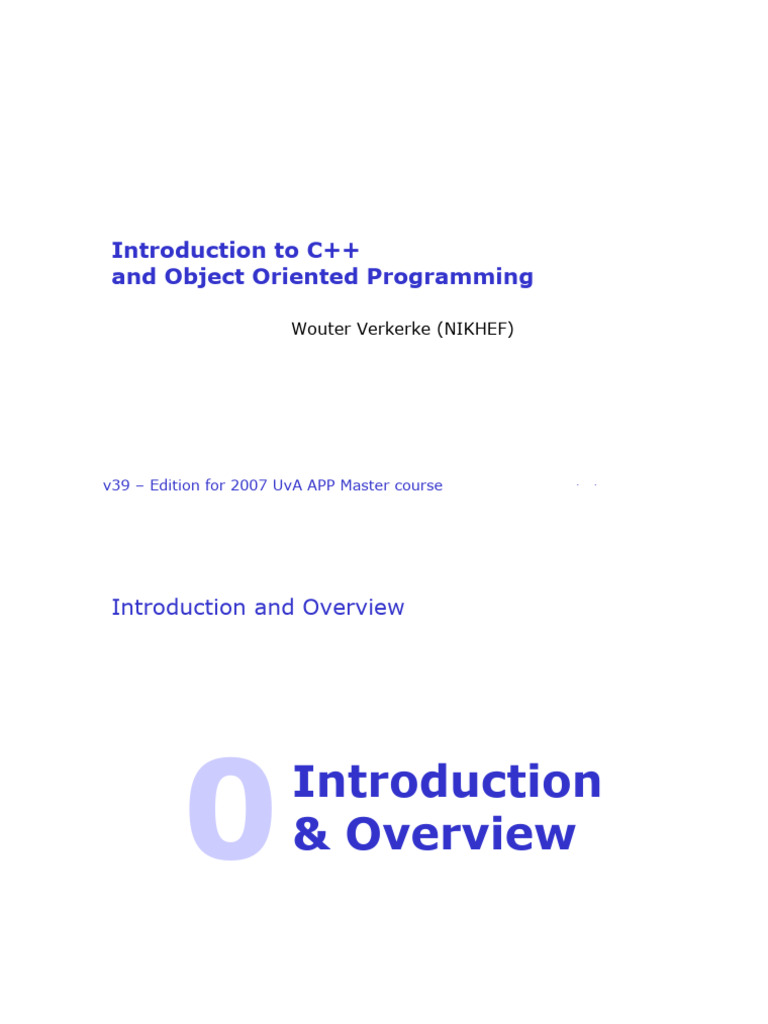 CPP 2006 V42-Lectures | PDF | Data Type | C++