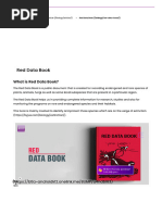 Red Data Book: Endangered Species Guide | PDF