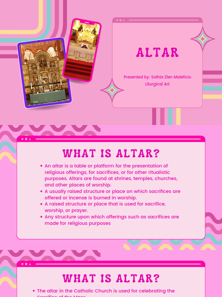Altar | PDF | Altar | Mass (Liturgy)