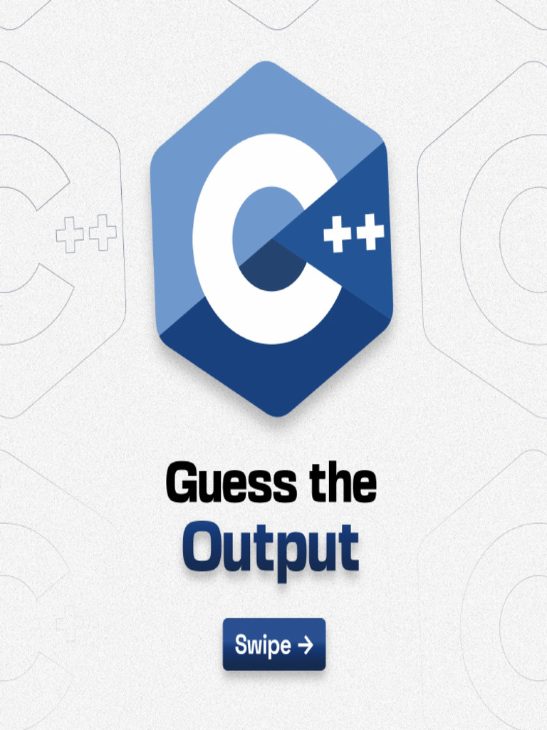 Guess The Output W4 | PDF Guess The Output W4 | PDF