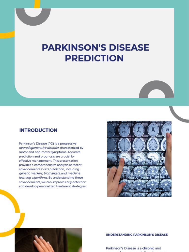 Parkinsons Presentation | PDF | Parkinson's Disease | Biomarker Parkinsons Presentation | PDF | Parkinson's Disease | Biomarker