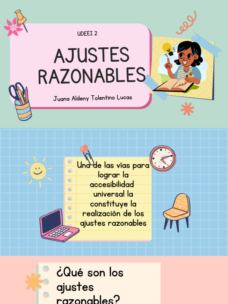 Ajustes Razonables | PDF | Aprendizaje | Invalidez