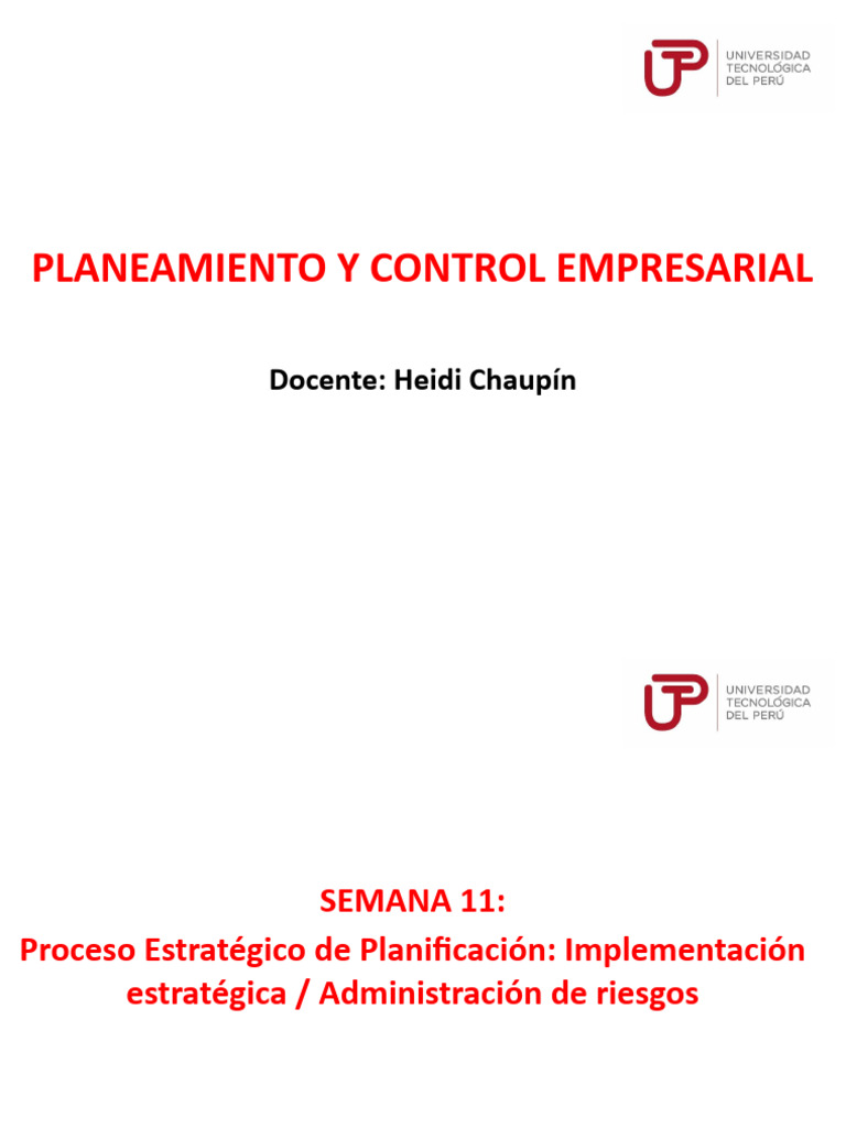 S011.s1 - Material | PDF | Riesgo | Planificación