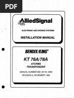 Transponder KT 76a | PDF | Transponder (Aeronautics) | Electrical Connector