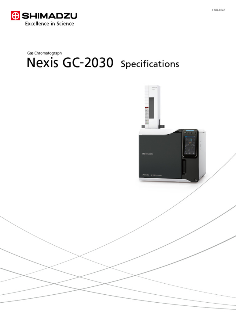 Nexis GC-2030: Specifications | PDF | Gas Chromatography | Scientific Method