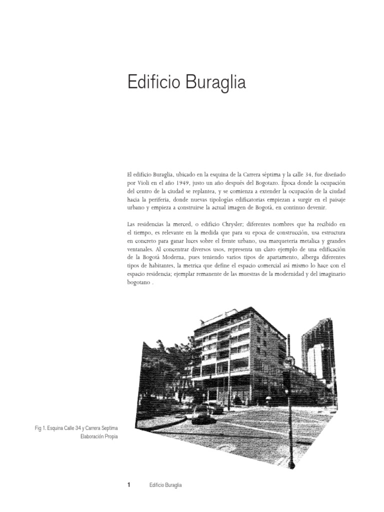 Ficha Buraglia | PDF | edificio | Bogotá