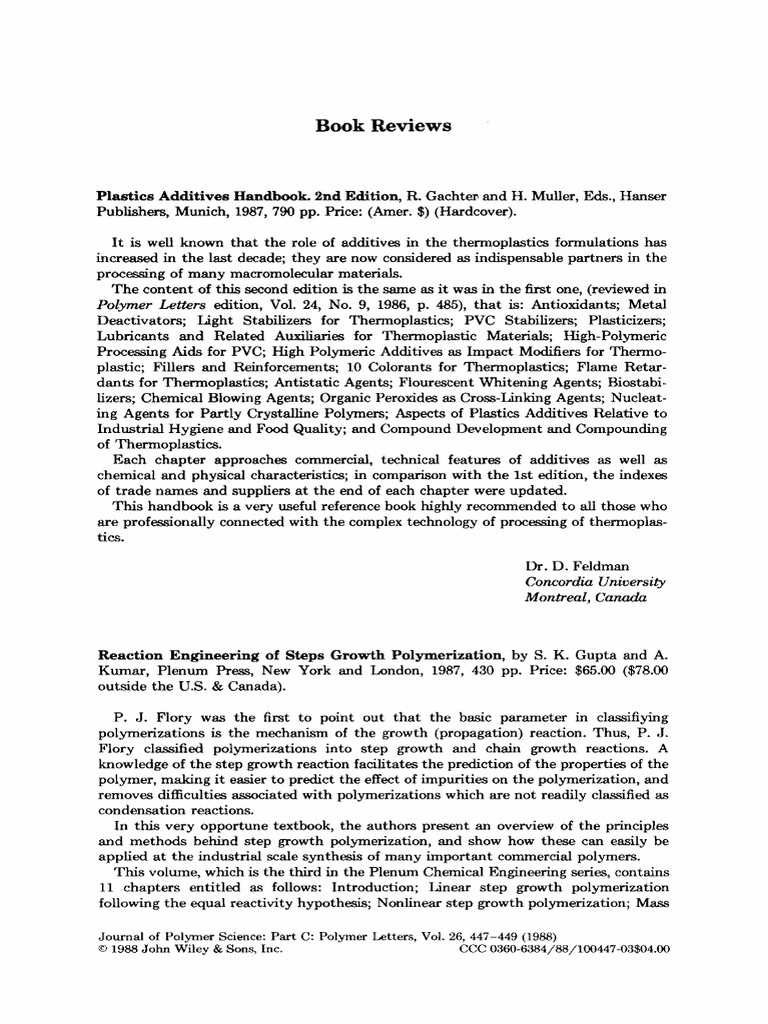 Dokumen - Tips - Plastics Additives Handbook 2nd Edition R Gachter and ...