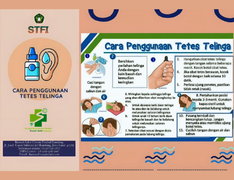 Leaflet Tetang Penggunaan Tetes Telinga | PDF