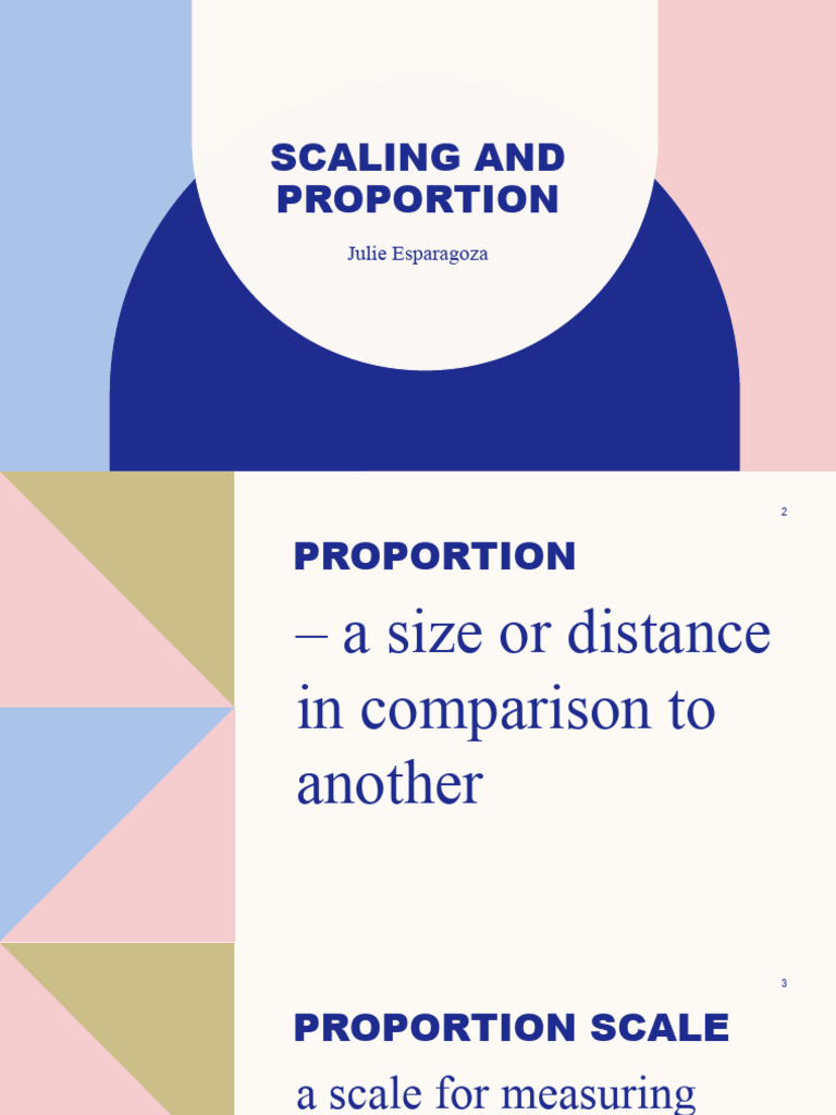 SCALING and Proportion | PDF | Dimension | Metrology