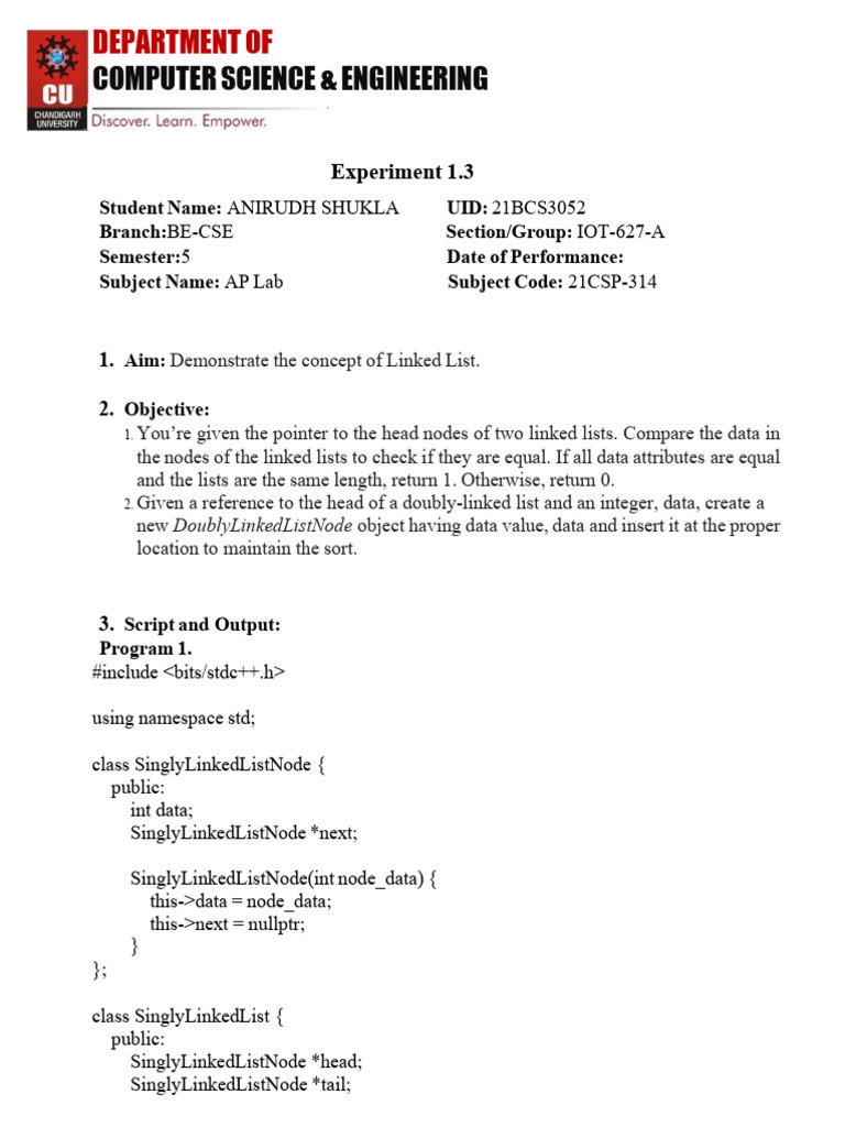 Anirudh Ap1.3 | PDF | Pointer (Computer Programming) | Computer Data Anirudh Ap1.3 | PDF | Pointer (Computer Programming) | Computer Data