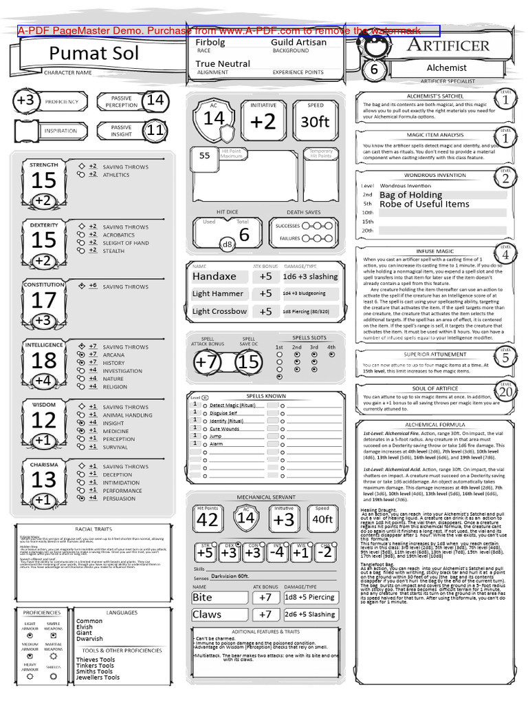 Pumat Sol | PDF | Role Playing Games | Fantasy