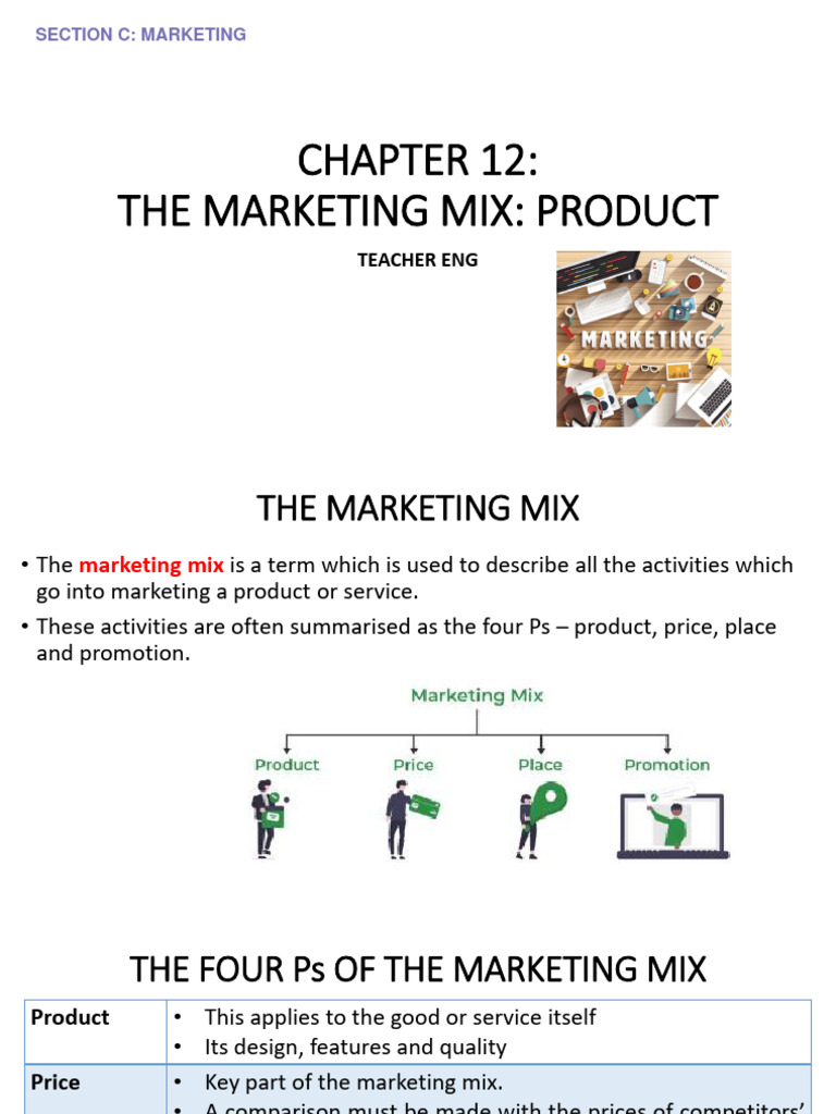 Chapter 12 The Marketing Mix Product | PDF | Brand | Marketing