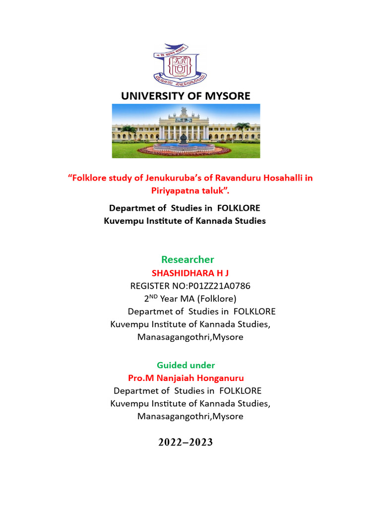 PDF Folk Final Draft | PDF