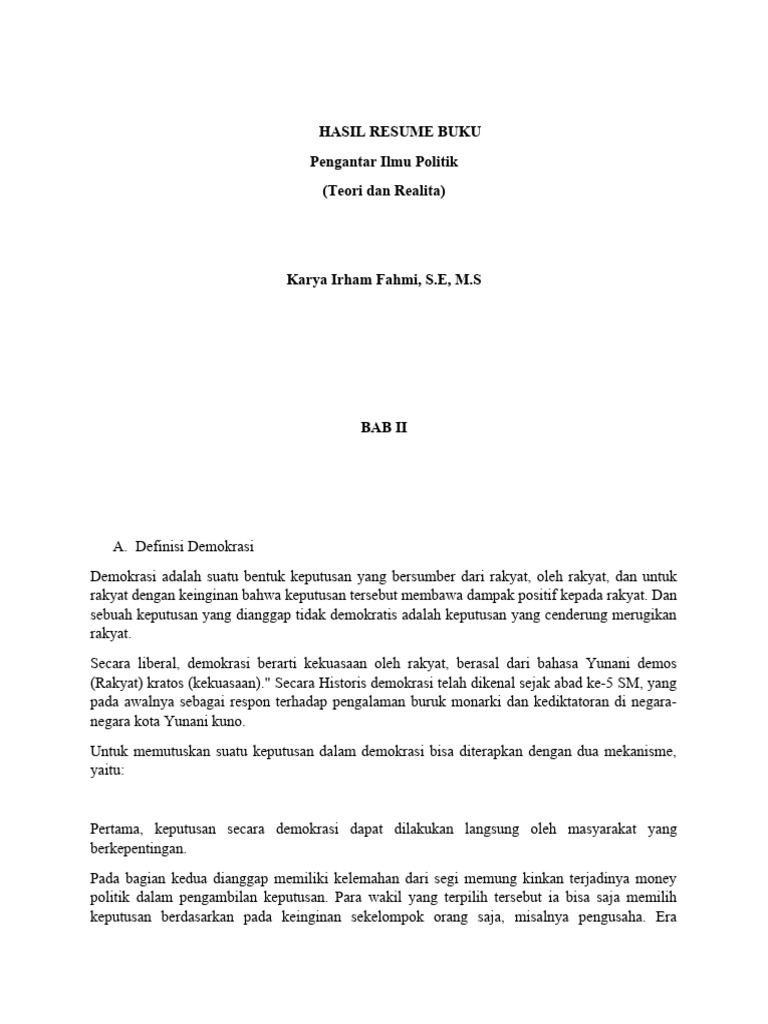 HASIL RESUME BUKU Bryan Ramadhan Faraditya | PDF