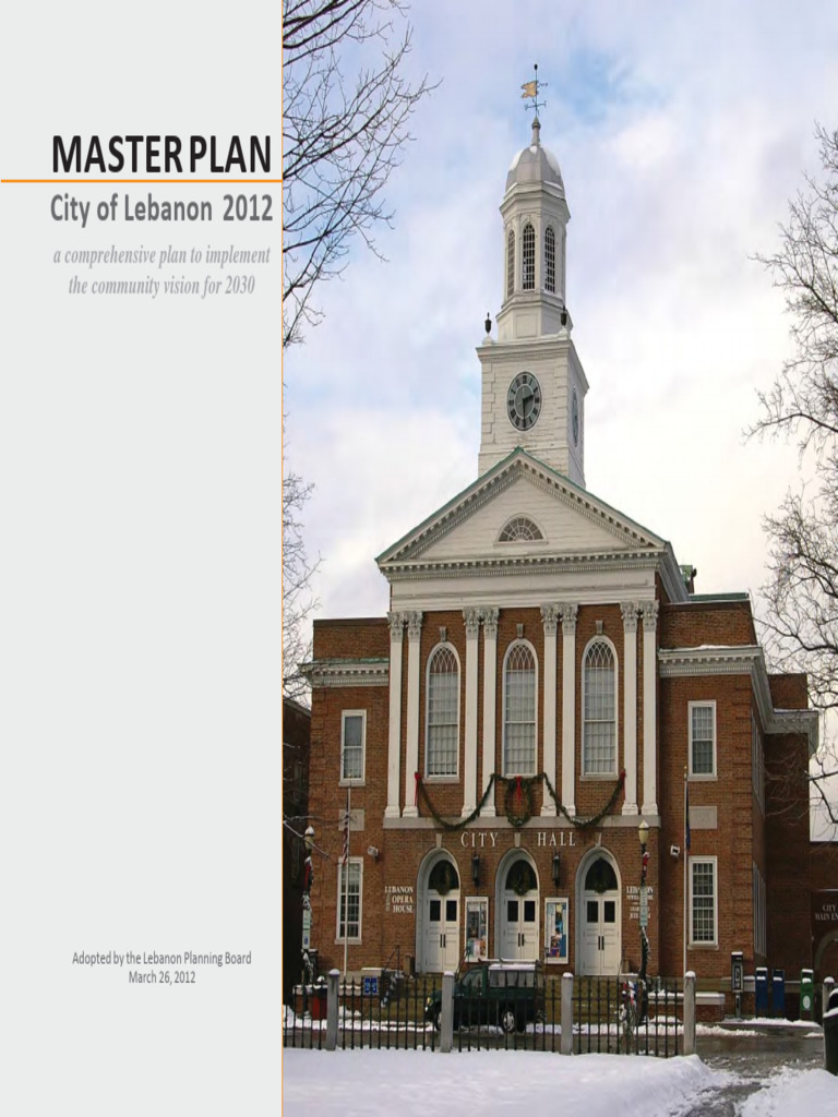 City of Lebanon - Master Plan | PDF | Sustainability | Urban Planning