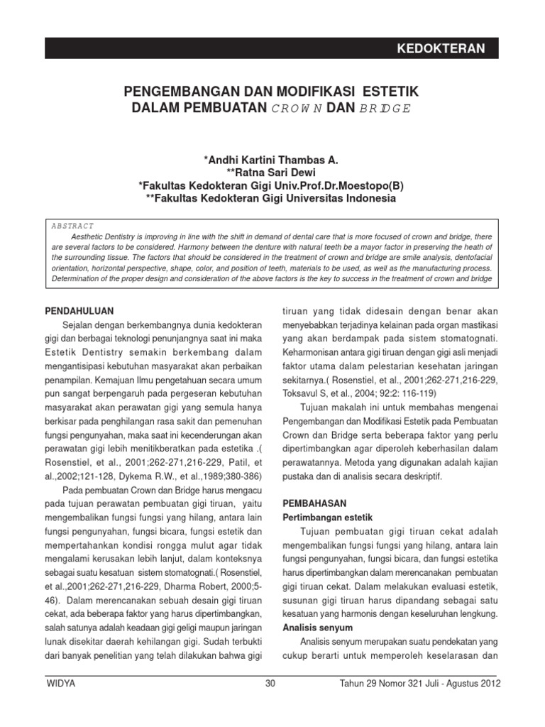 Pengembangan Dan Modifikasi Estetik Dala | PDF