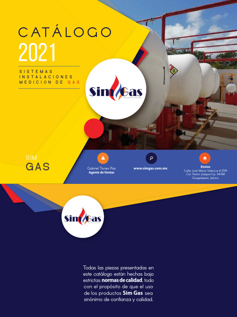 Cat. SIMGAS 2023 | PDF | Materiales | Ciencias fisicas