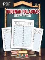 Actividad Orden Alfabético | PDF
