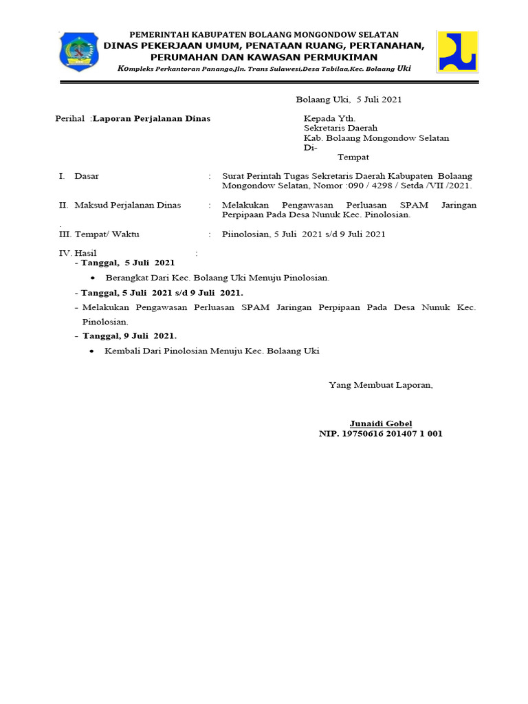 LPD Juanidi Air Bersih | PDF